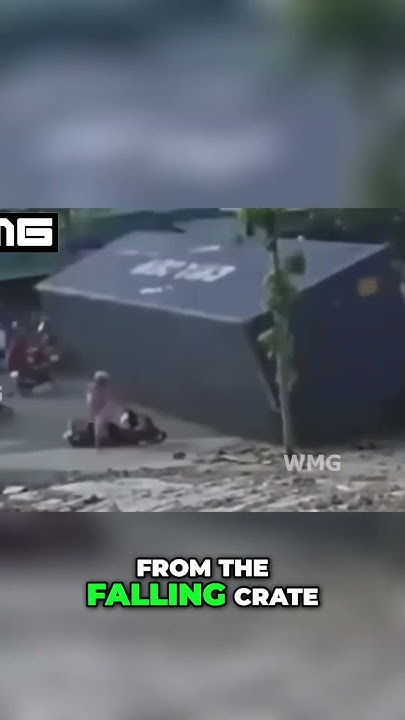 Unbelievable Escape: Calmly Running Away from Falling Objects! - YouTube