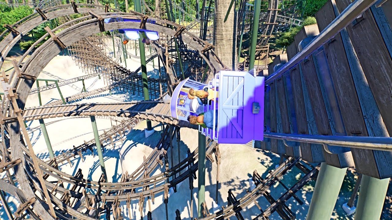 A Winding Mine Train Coaster | PLANET COASTER 2 - YouTube