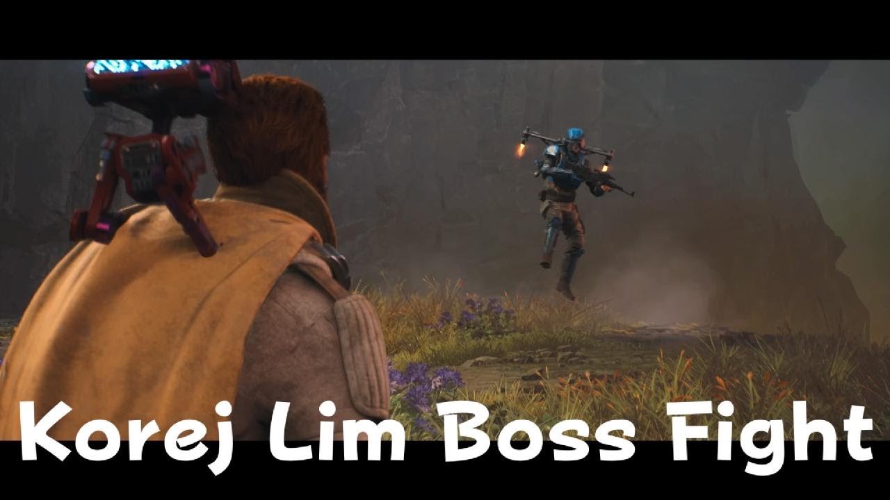 STAR WARS Jedi: Survivor - Korej Lim Boss Fight - YouTube