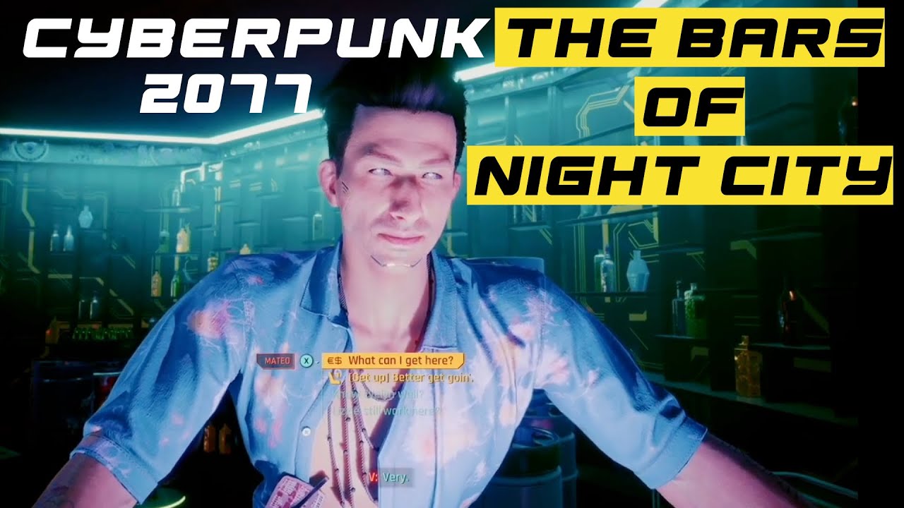 Cyberpunk 2077 Bars of Night City - YouTube