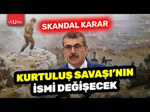 Milli Eğitim Bakanı Yusuf Tekin'den skandal karar! Kurtuluş Savaşı ismi değişecek