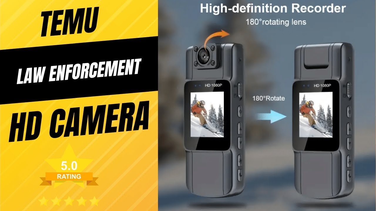 Unboxing the Temu Portable HD 1080P Law Enforcement Camera! | - YouTube