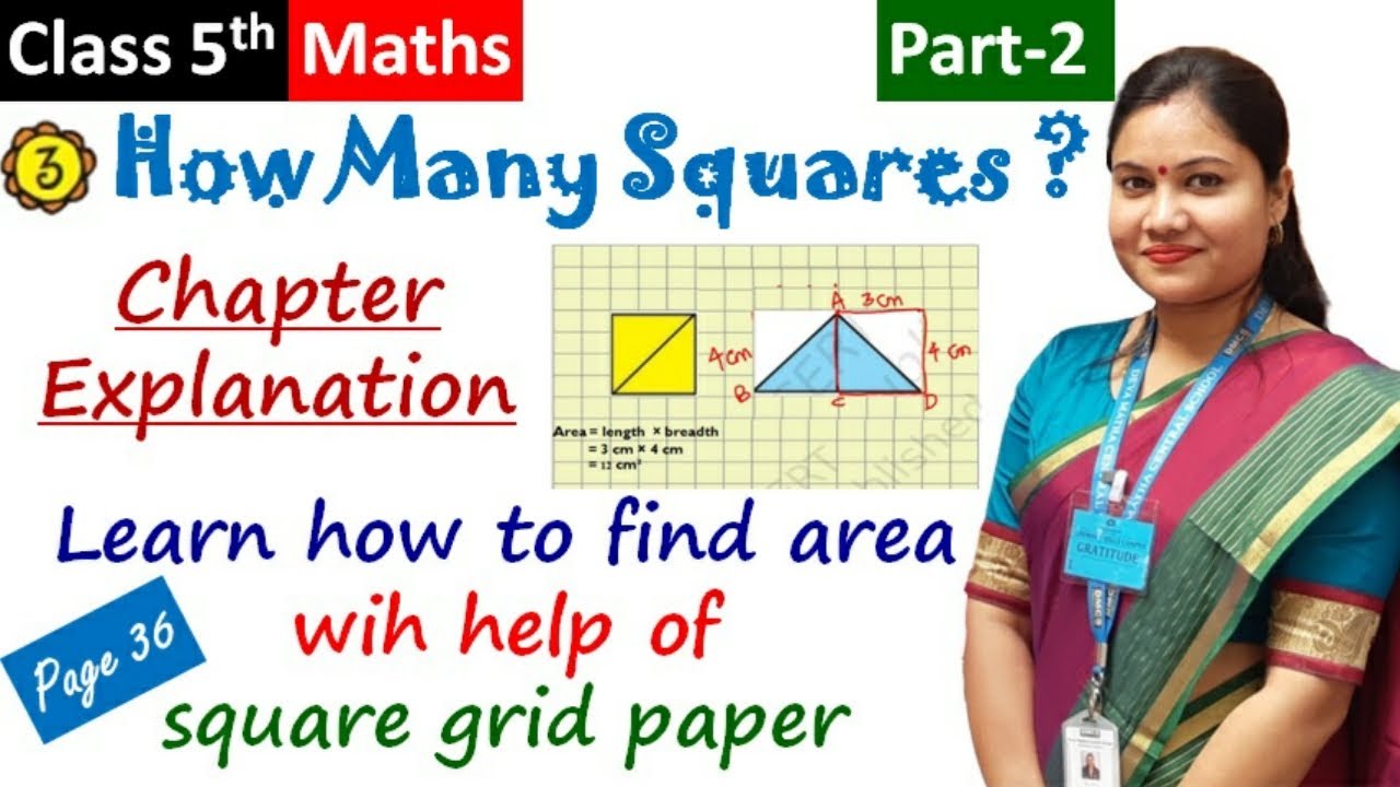 HOW MANY SQUARES Part 2 NCERT Class 5 Maths Chapter 3 Explanation how-many-squares-part-2-ncert-class-5-maths-chapter-3-explanation