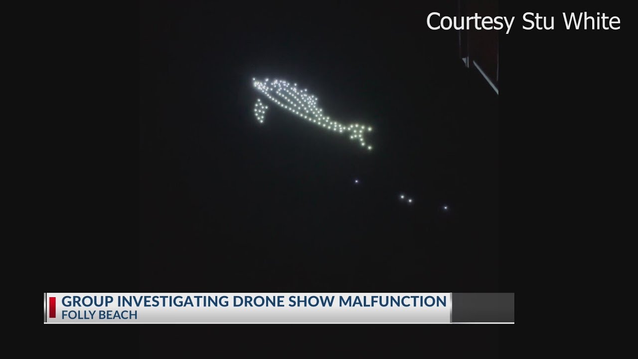 Group investigating drone show malfunction - YouTube