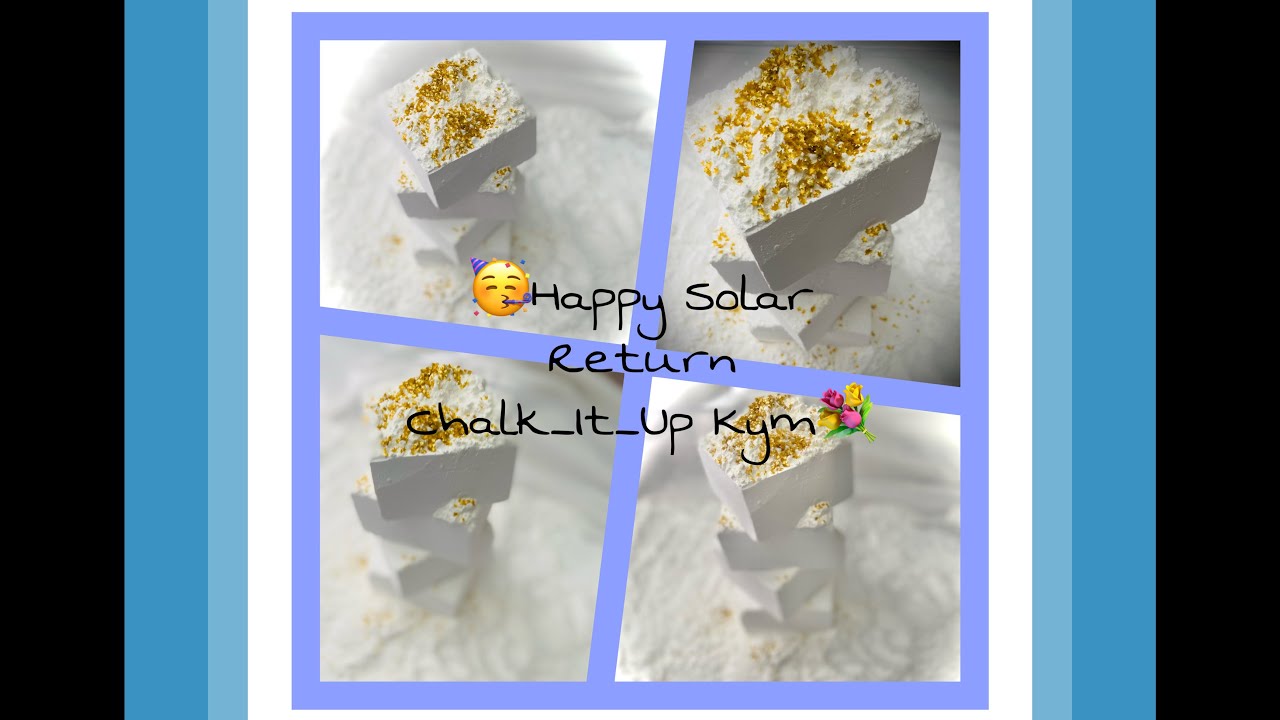 Happy Solar Return @chalk_it_upkym 💐🥳!!!! Fresh Blocks/Plain Jane ...