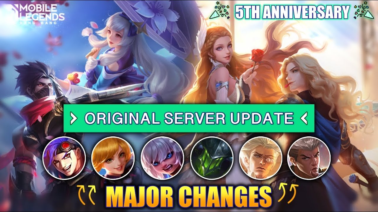 ORIGINAL SERVER ANNIVERSARY MAJOR UPDATE! | MOBILE LEGENDS - YouTube