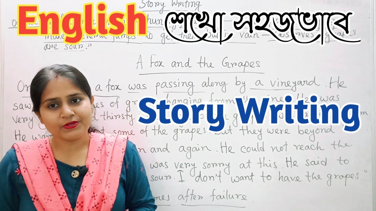 How to Learn English//Story Writing for Beginners//Development of ...