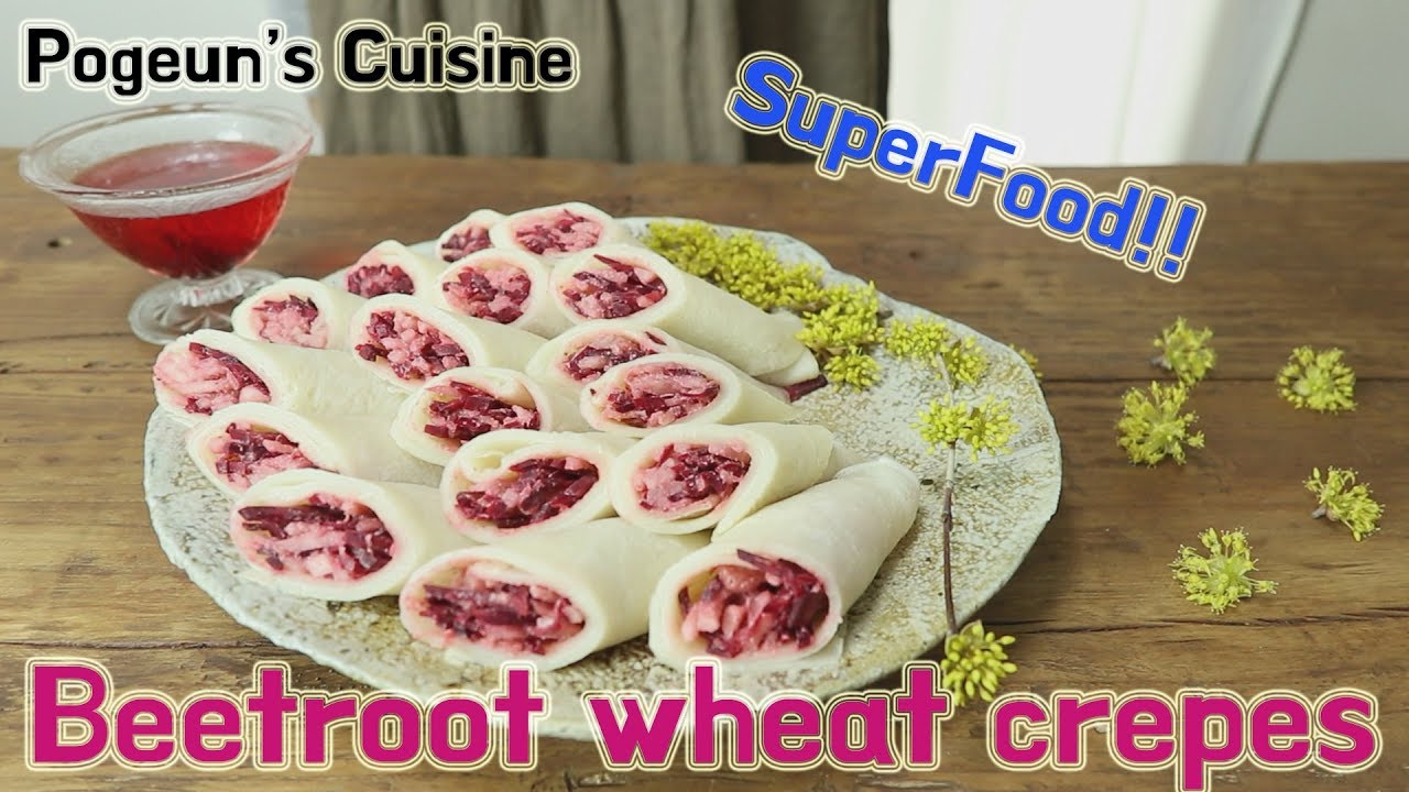 #012. How to make Beetroot wrapped in wheat crepes - YouTube