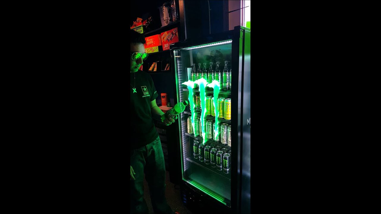 KID JACKS A MONSTER ENERGY DRINK - YouTube