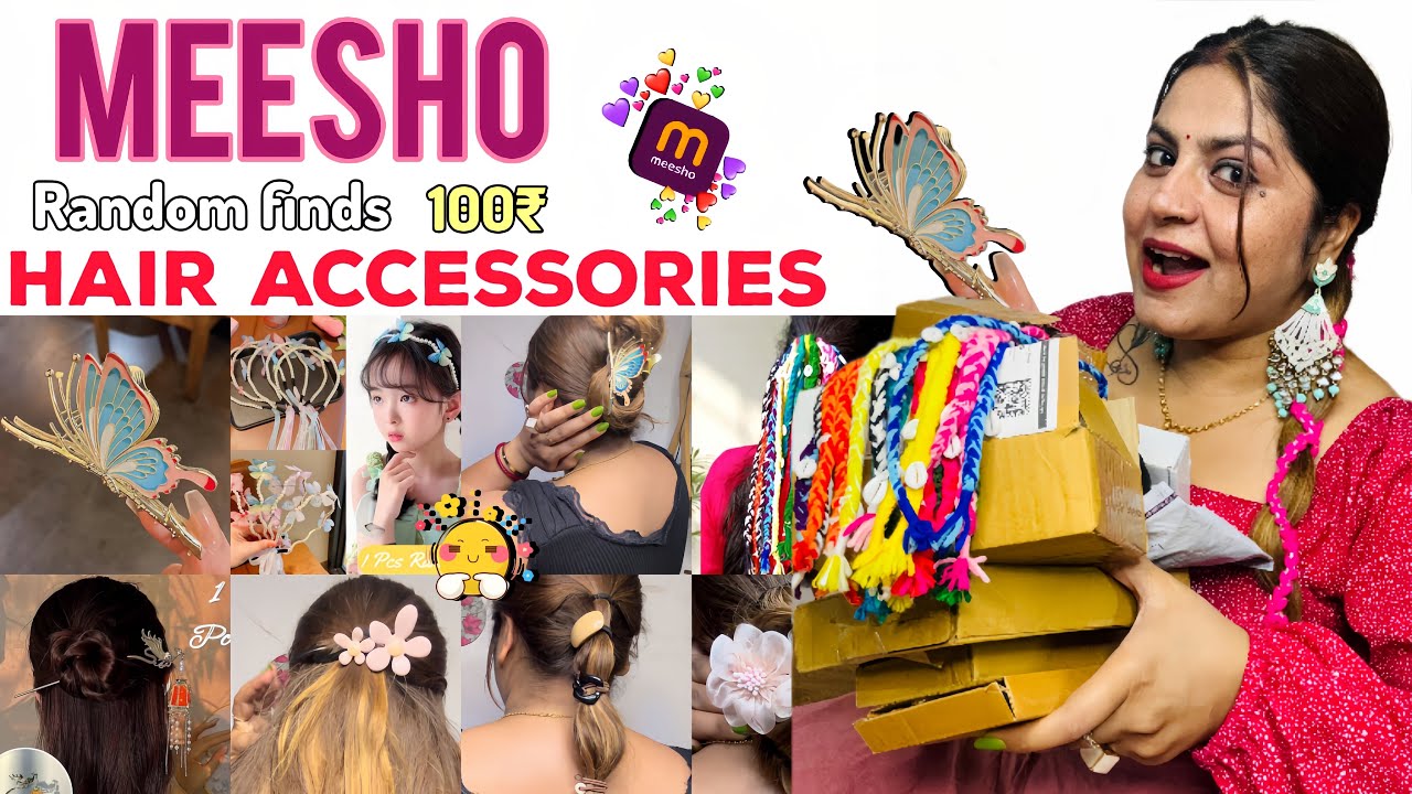 Meesho Hair Accessories Under ₹300 |Cutest Finds For Every Hairstyle! # ...