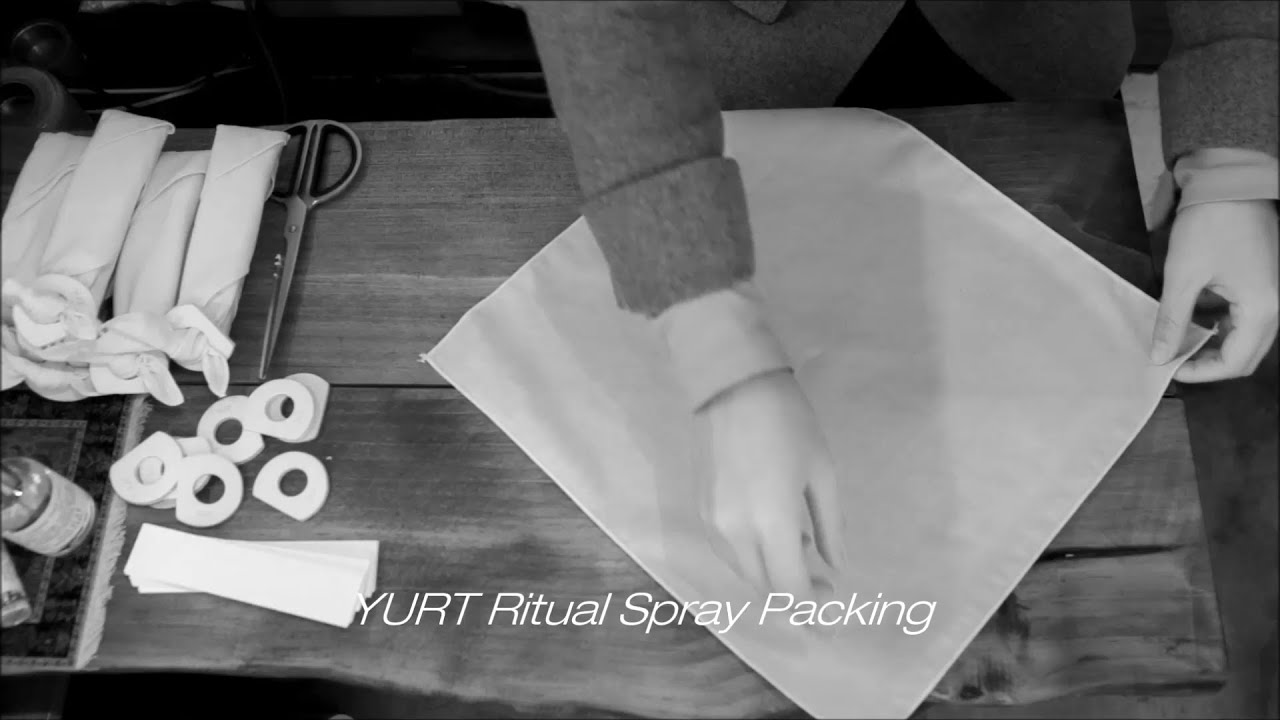 [YURT] PACKING : YURT Ritual Spray with SUTOME APOTHECARY - YouTube