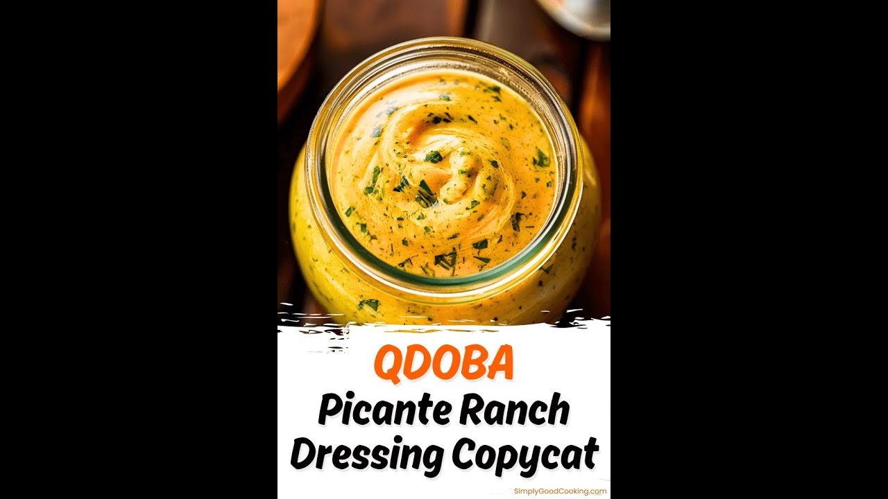 Picante Ranch Dressing - YouTube