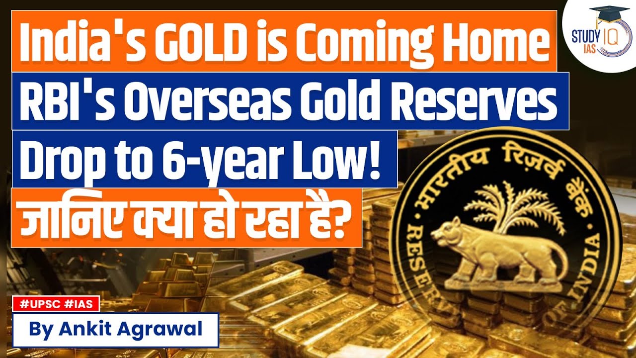 India's Gold is Coming Home, Overseas Gold Reserves Drop to 6-year Low ...