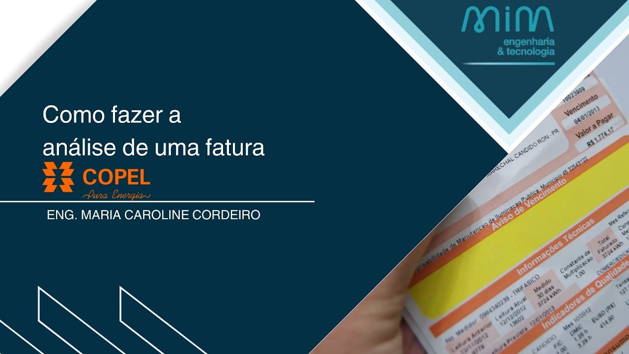 Como analisar uma fatura COPEL - YouTube
