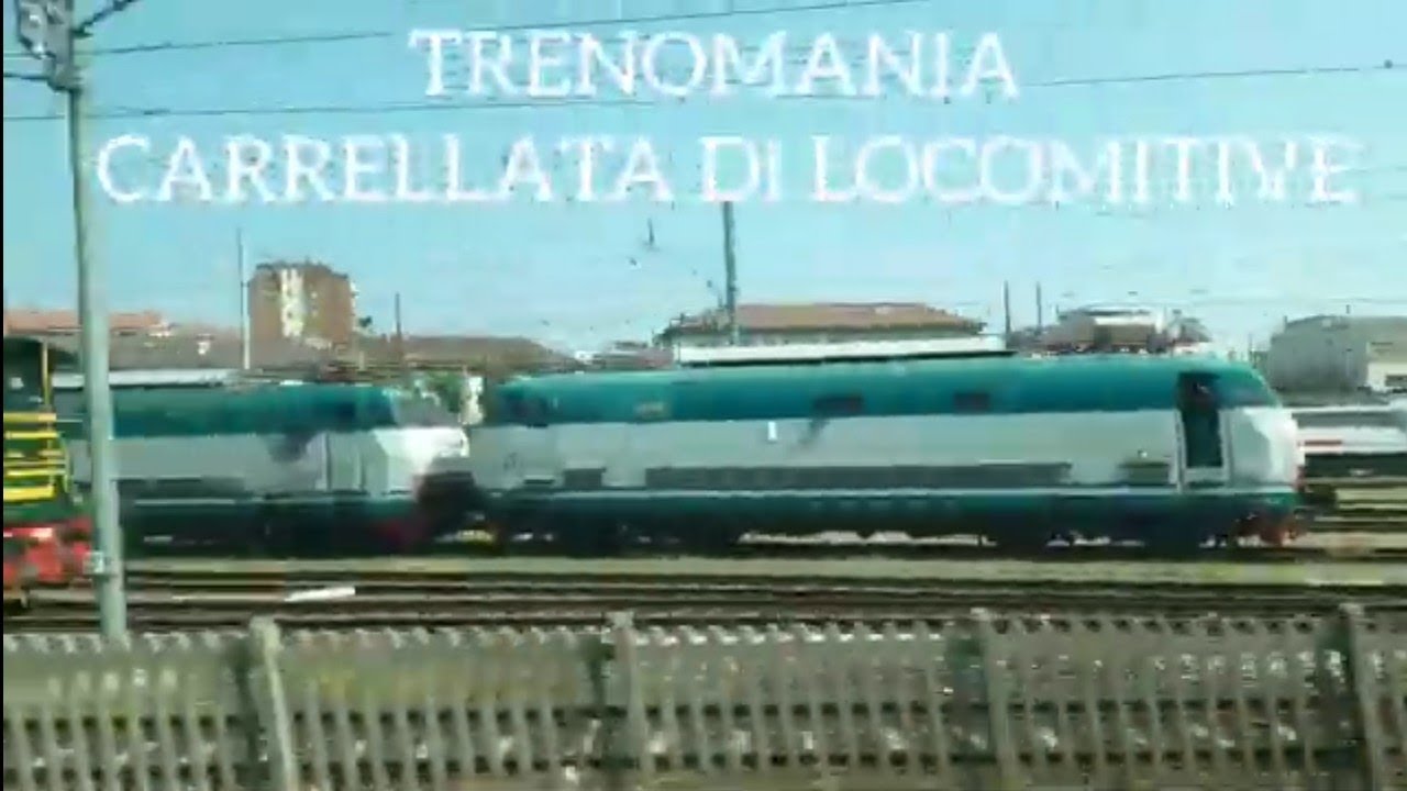 CARRELLATA DI LOCOMOTIVE (E444R ,E656 e FS245) MILANO GRECO PIRELLI - YouTube