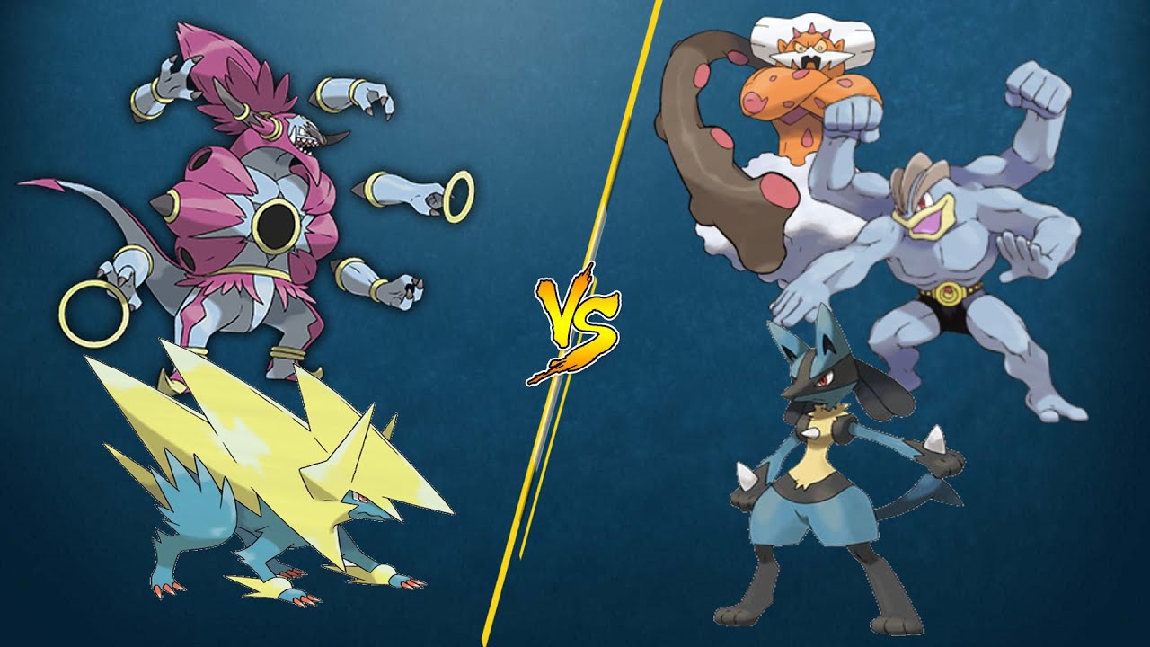 [PTCGO Stream Match] M Manectric/Hoopa vs Lucario/Machamp/Landorus ...