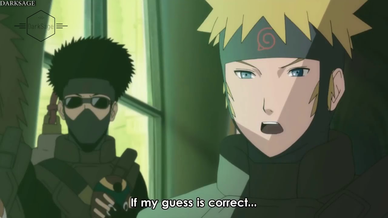Minato Gives Flying Raijin Kunai to Naruto - Naruto Tries to Attack ...