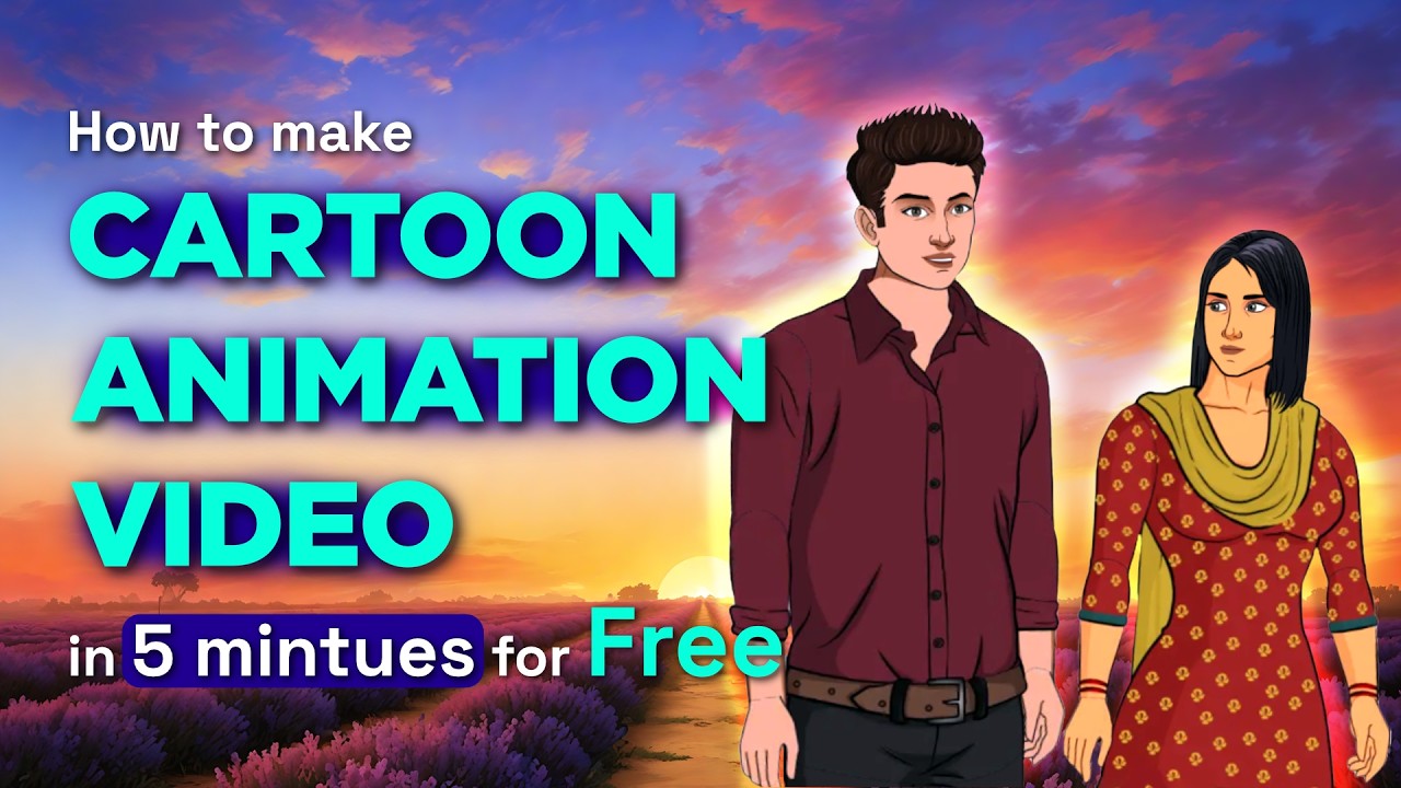 How To Make Cartoon Animation Video With AI For Free | AI animation ...