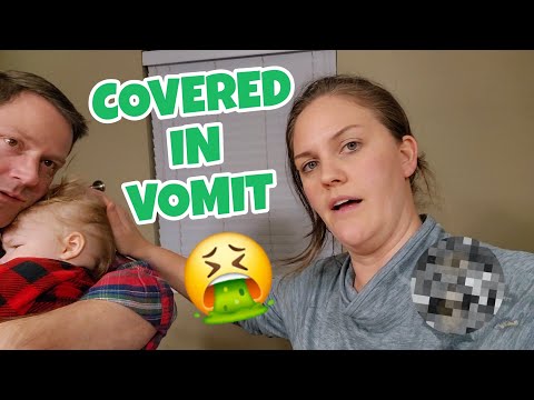 STOMACH BUG STRIKES AS SOON AS DADDY GETS BACK HOME FROM THE SHIP! 🤢🤮😫