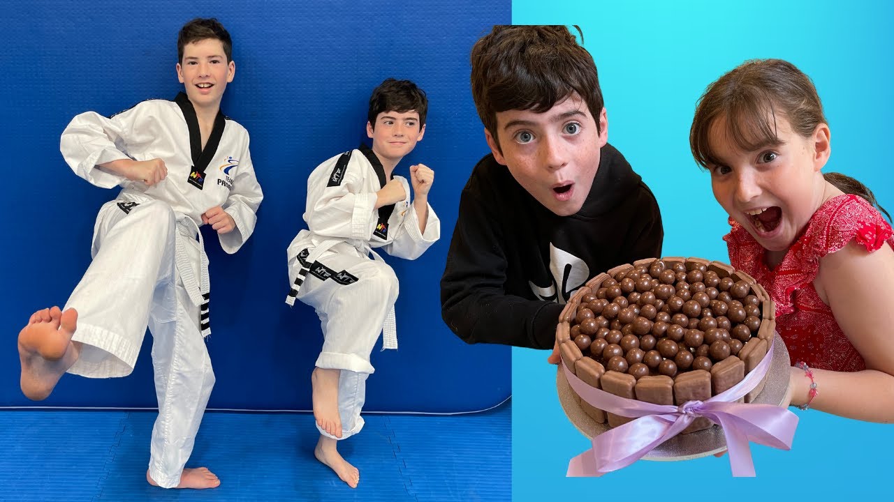 Karate and Cake Decorating with The Hodgepodge Eight - YouTube
