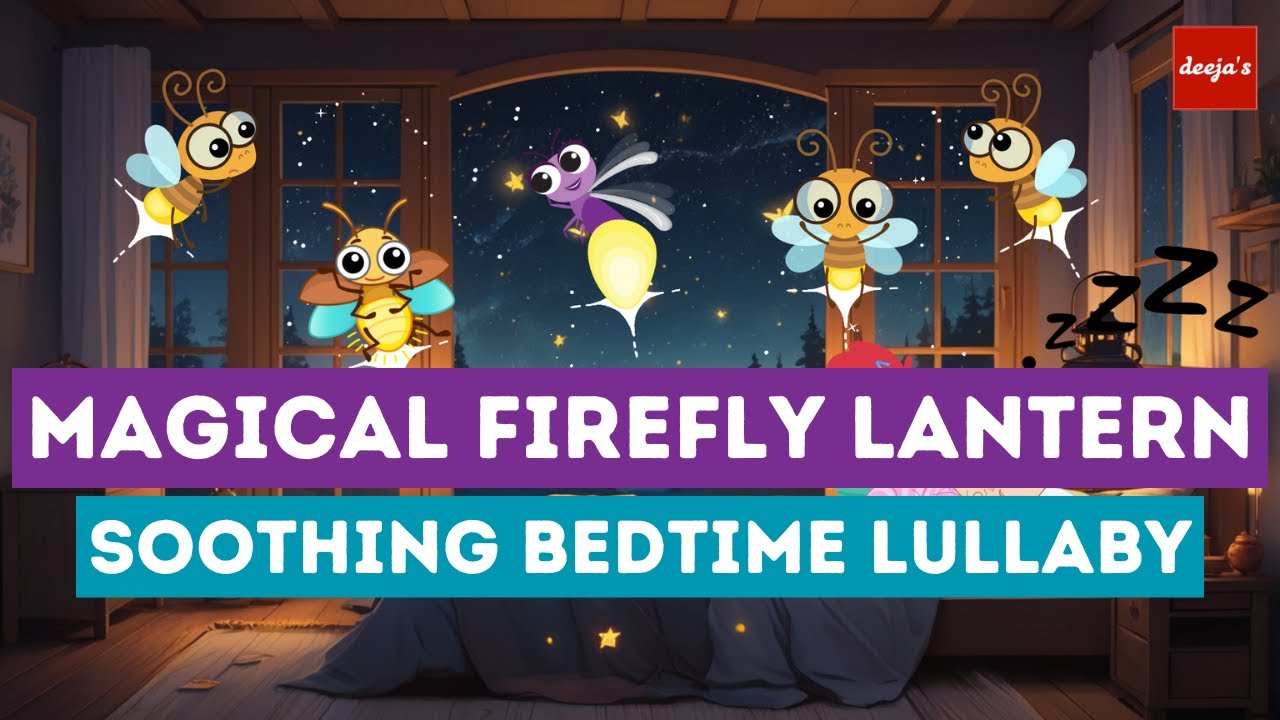 Magical Firefly Lantern | Soothing Bedtime Lullaby for Kids | Cozy ...