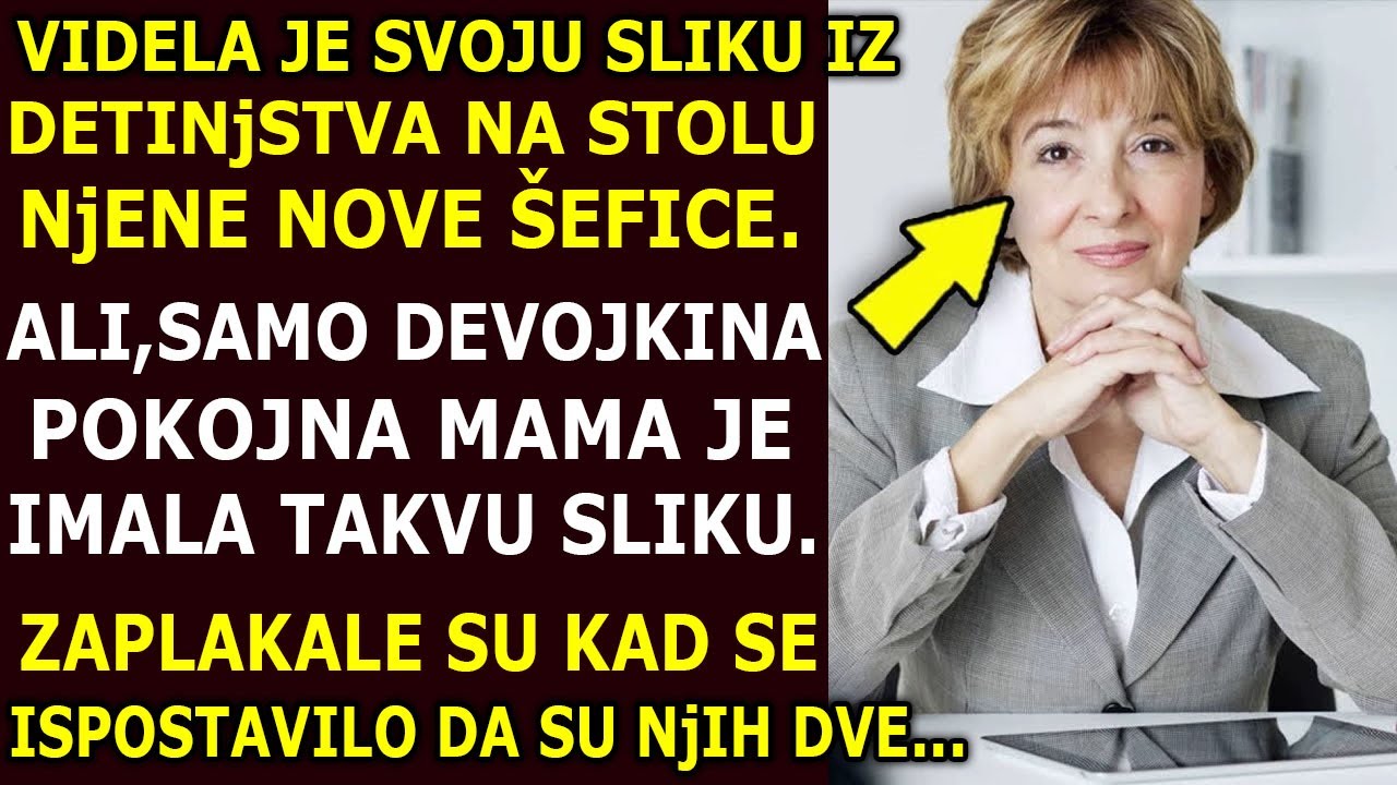 DEVOJKA JE VIDELA SVOJU SLIKU IZ DETINjSTVA NA ŠEFICINOM STOLU. SAMO ...