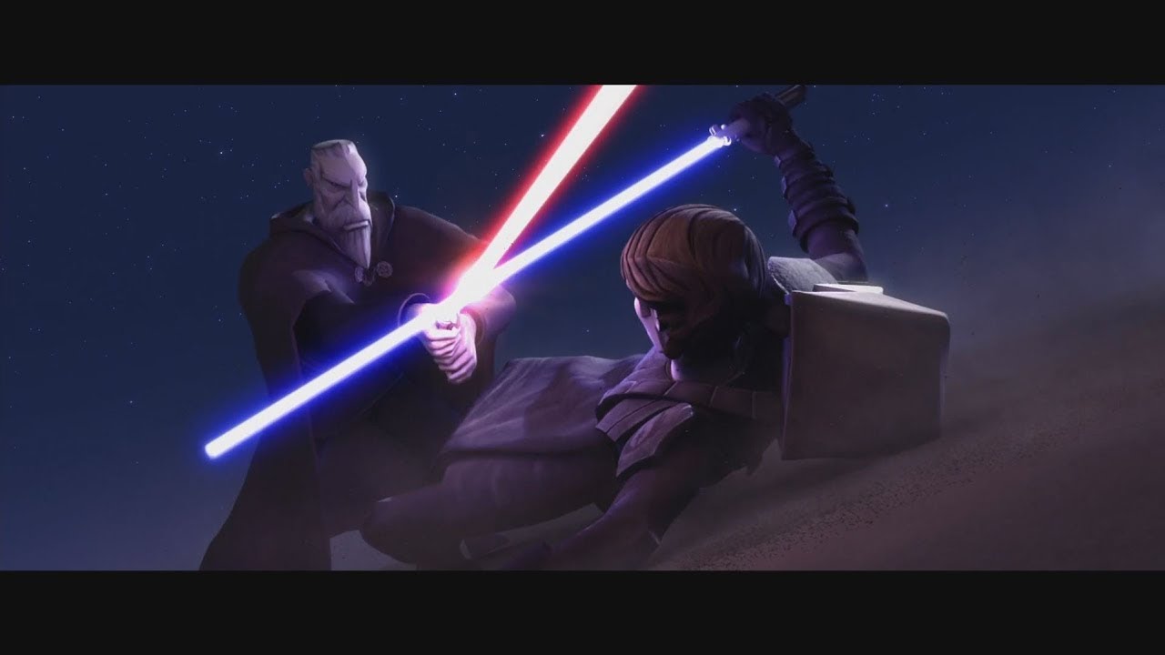 All Dooku vs Anakin lightsaber duels - YouTube