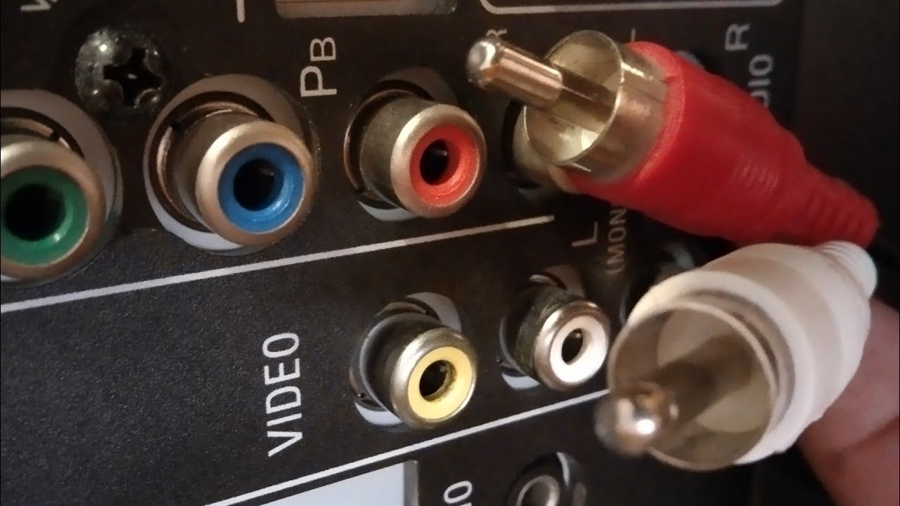 Enviando video por cables RCA de diferente color. - YouTube