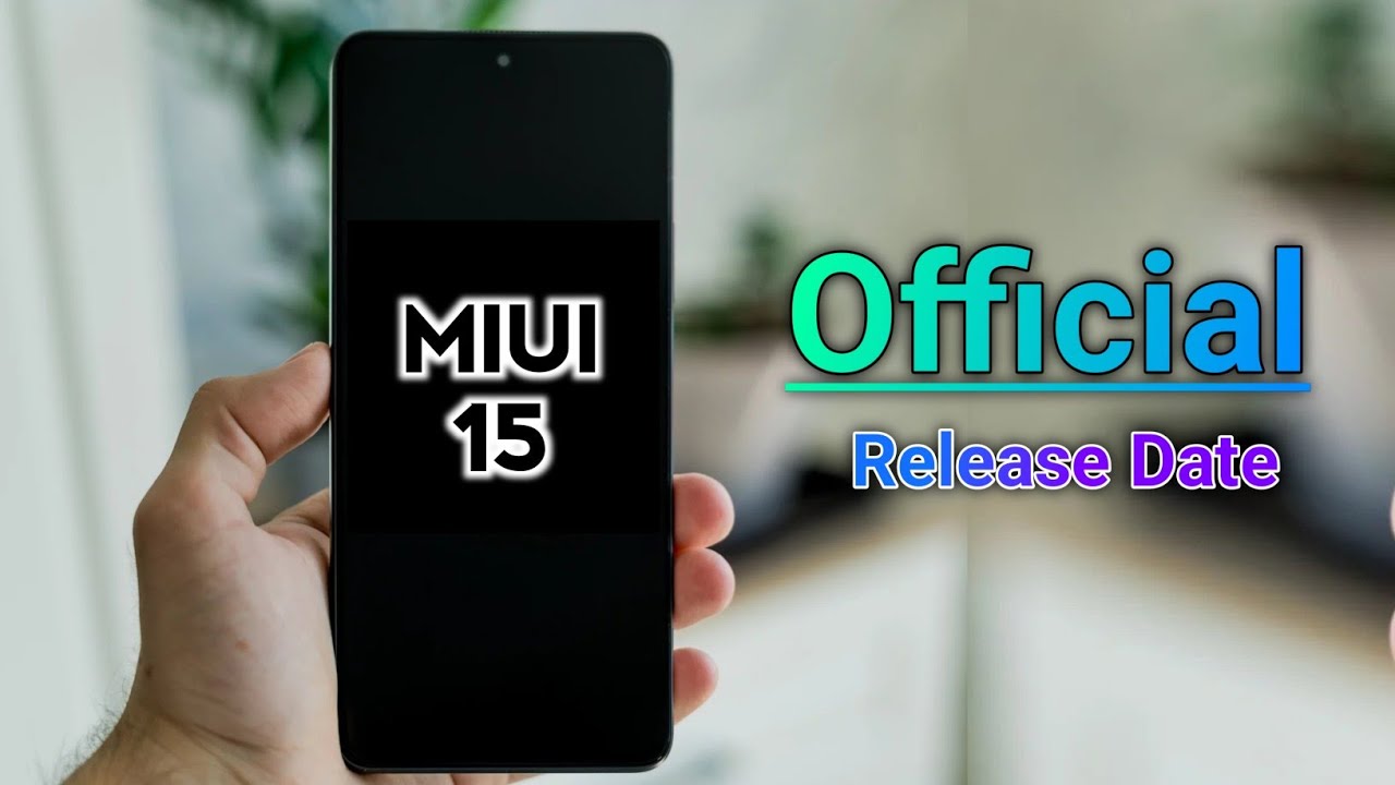 Official MIUI 15 Update Release Date! | MIUI 15 Features! | MIUI 15 ...