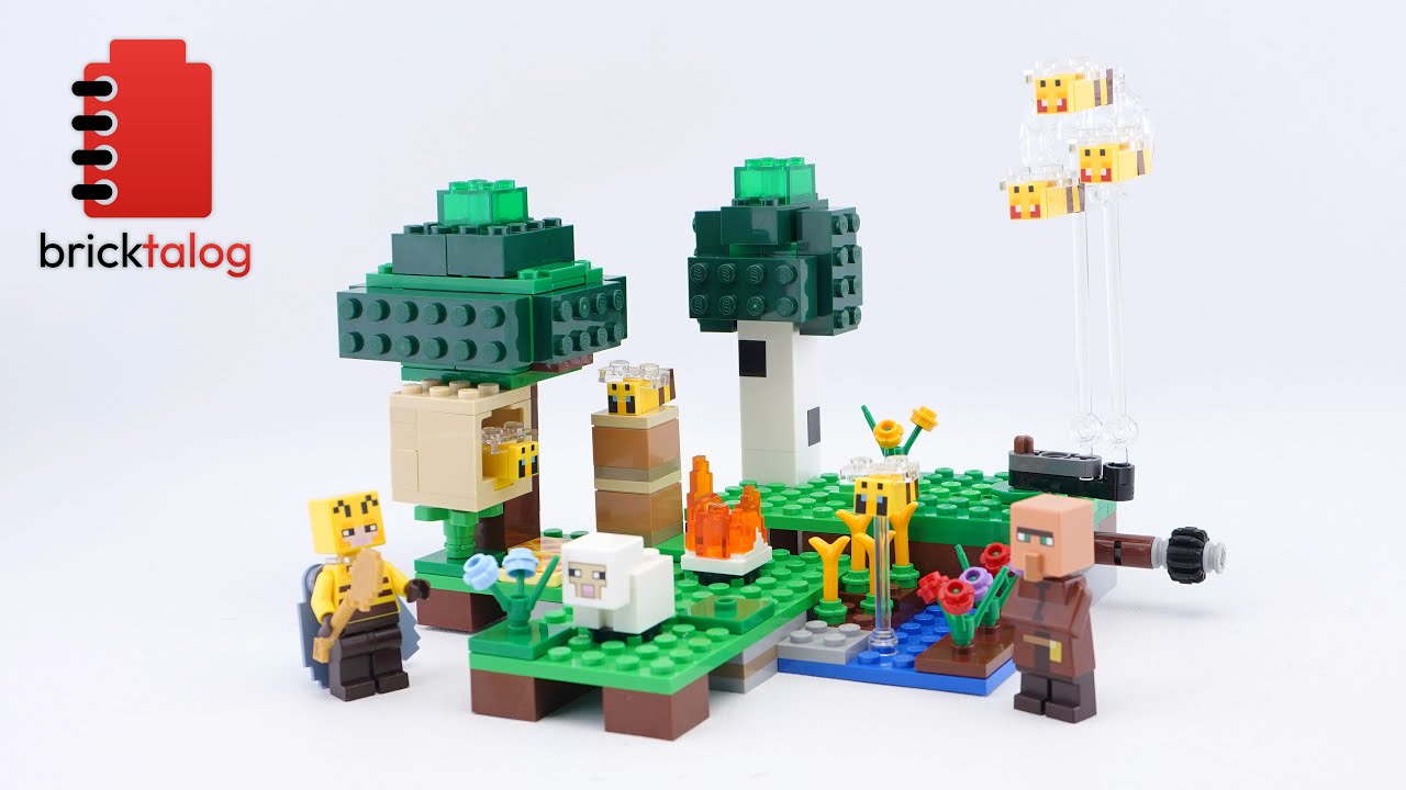 LEGO Minecraft 21165 The Bee Farm Speed Build - YouTube