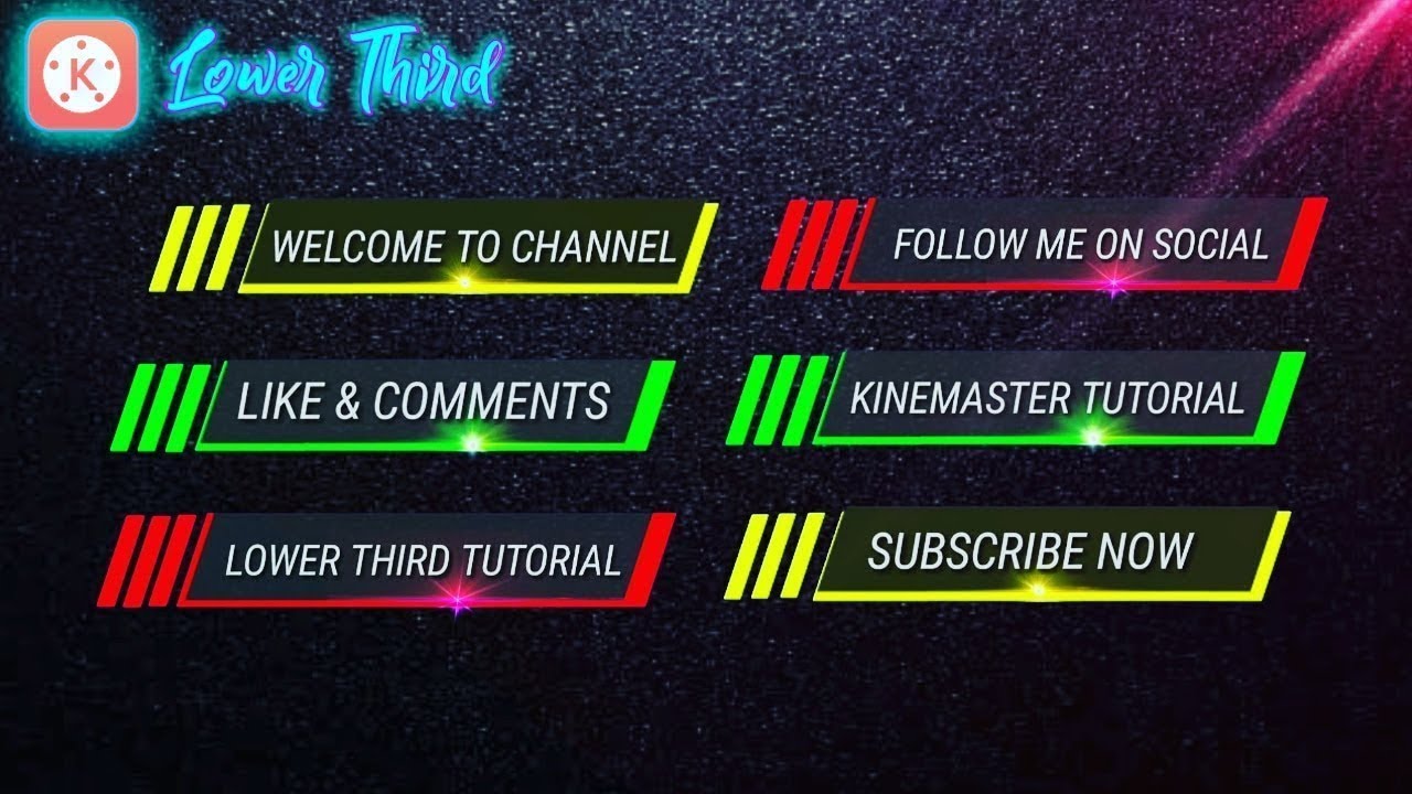 Professional Lower Third Tutorial KineMaster Tutorial|Technical Aashique - YouTube