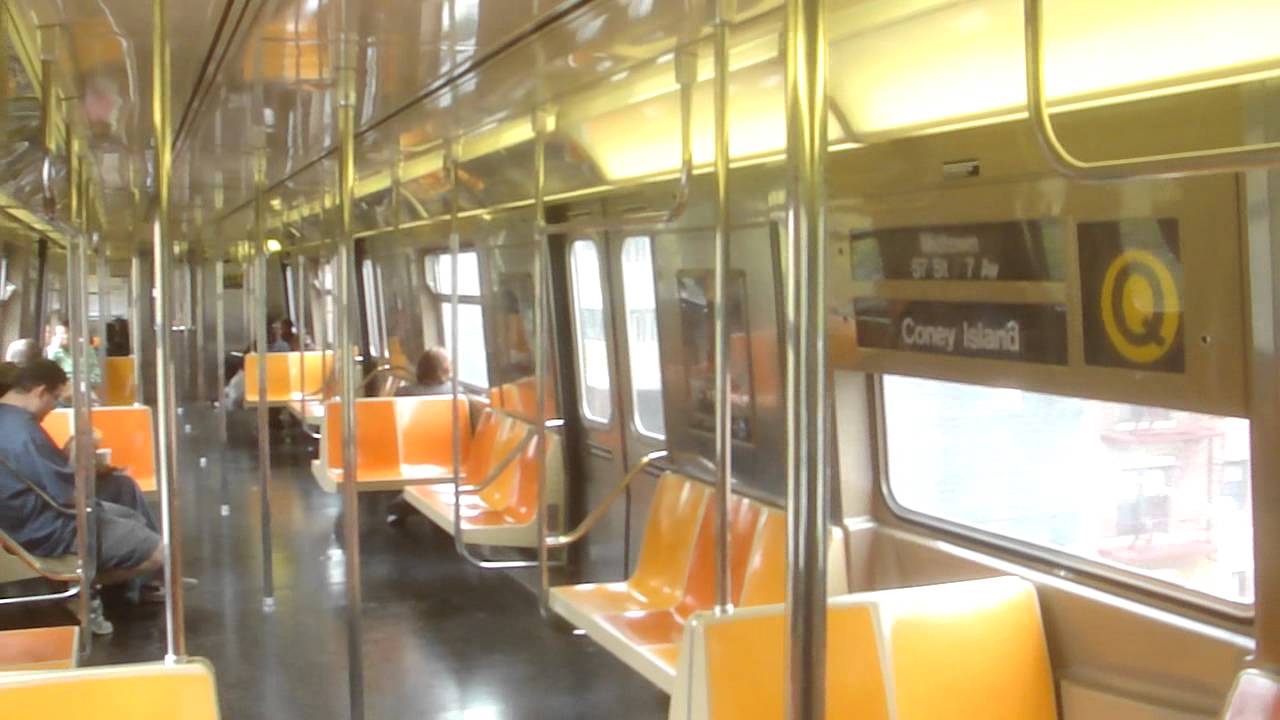 On-Board 57th Street-7th Avenue Bound R68A Q Train From West 8th Street ...