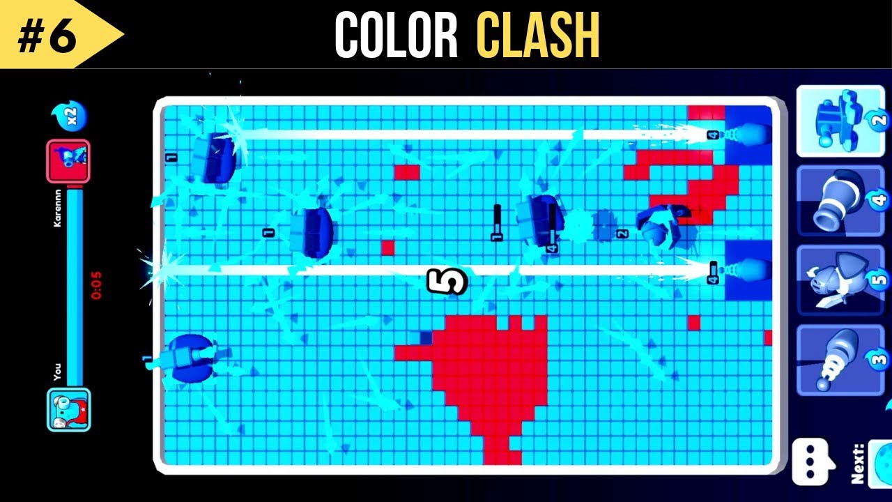 Color clash gameplay - color clash game - gameplay android part 6 - YouTube