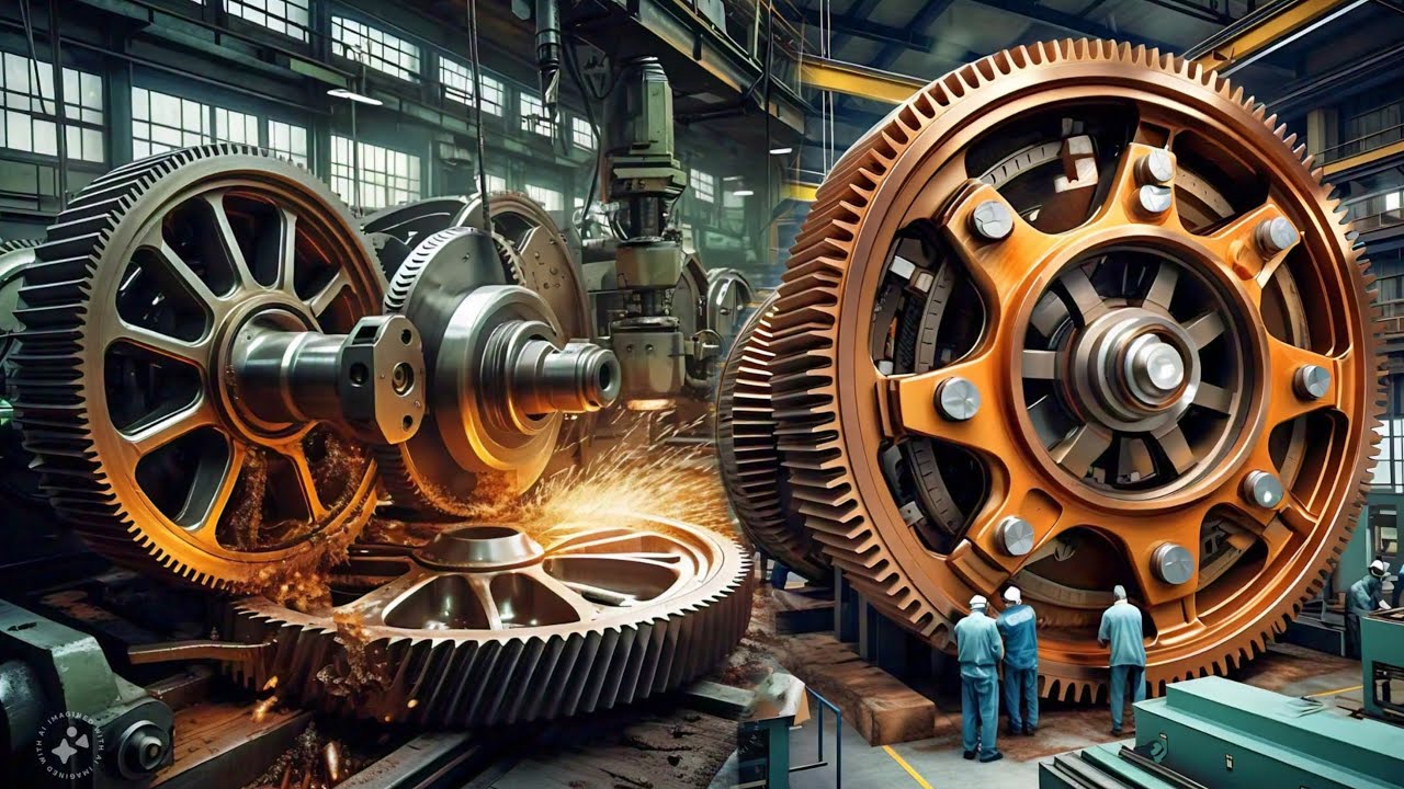 Incredible Process of Huge Gear Manufacturing The Biggest Rolling Mill ...
