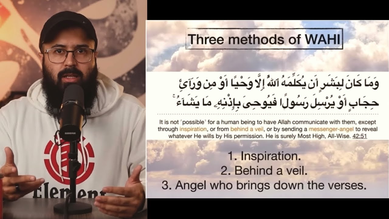 3 Methods of REVELATION/WAHI || Quran aur Hadith || By Tuaha Ibn Jalil ...