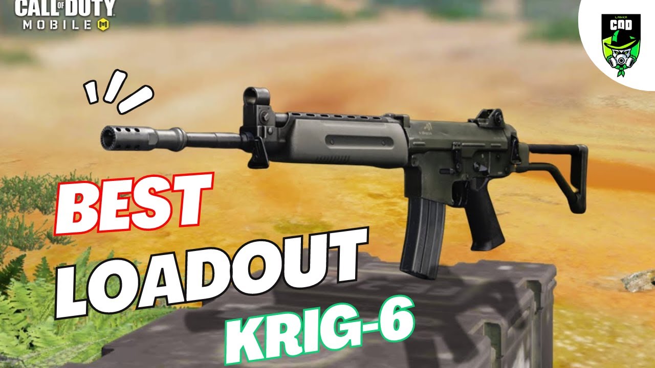 Krig 6 best loadout for cod mobile|best attachments|in tamil|srilanka ...