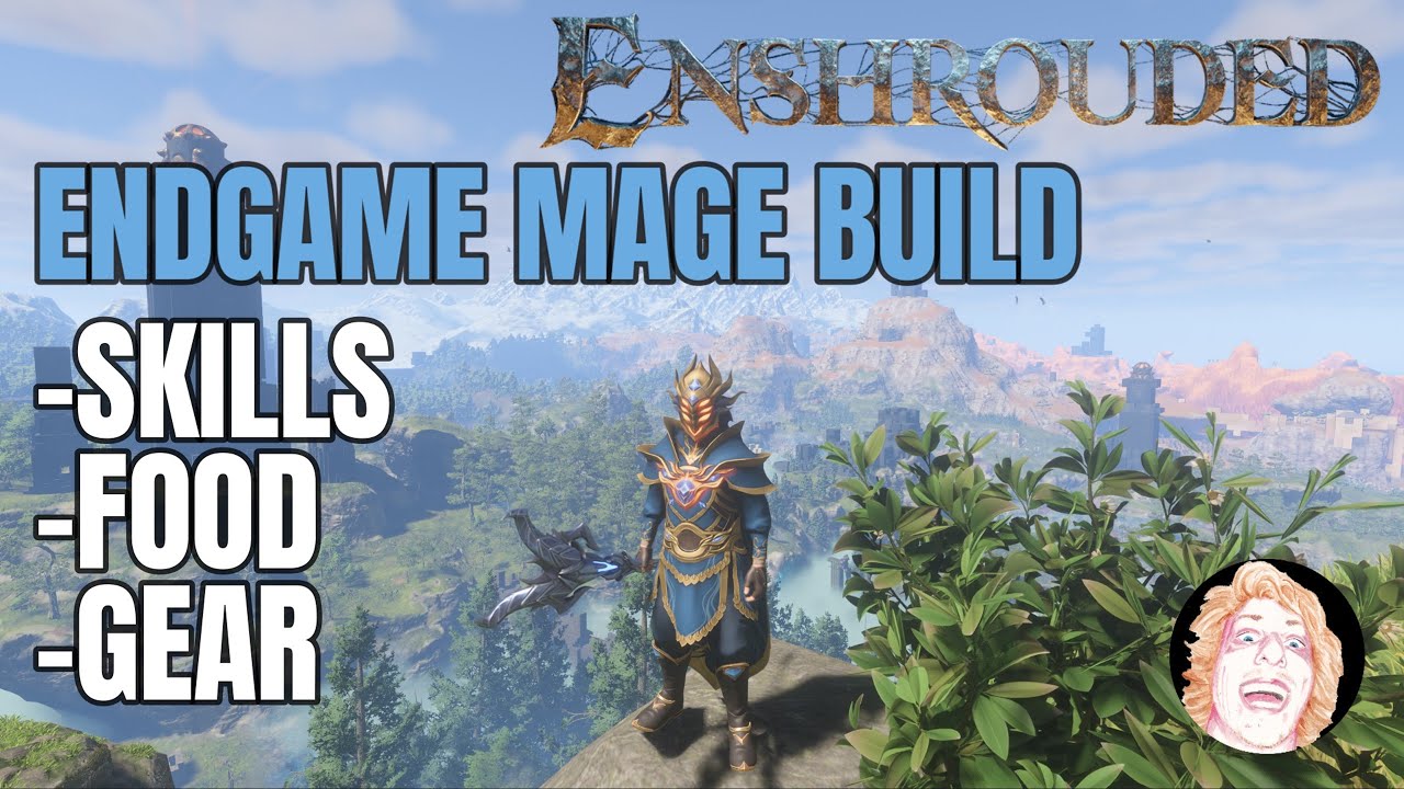 Enshrouded Mage build for endgame. Guide to skills, food and gear ...