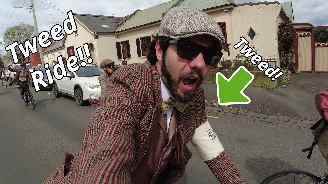 Tweed + Bike = Tweed Ride! - YouTube