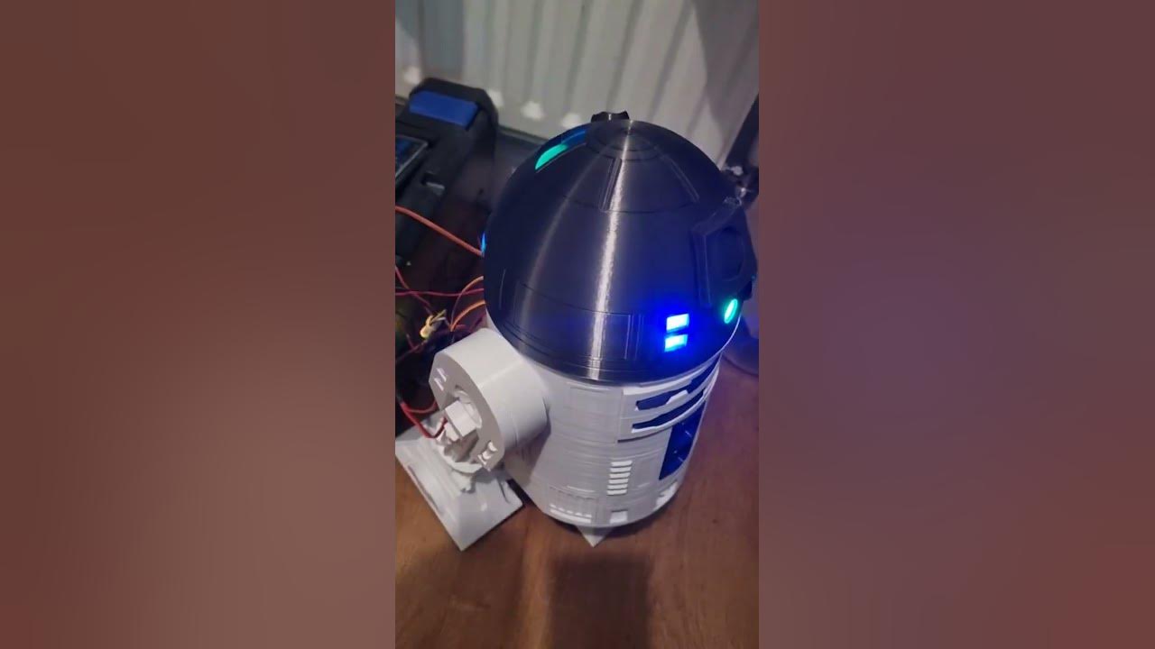R2D2 Remote Control Droid - 3D printed with RC Control - YouTube