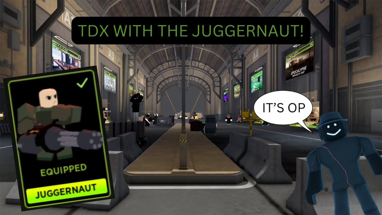 Using the JUGGERNAUT in Tower Defense X! - YouTube