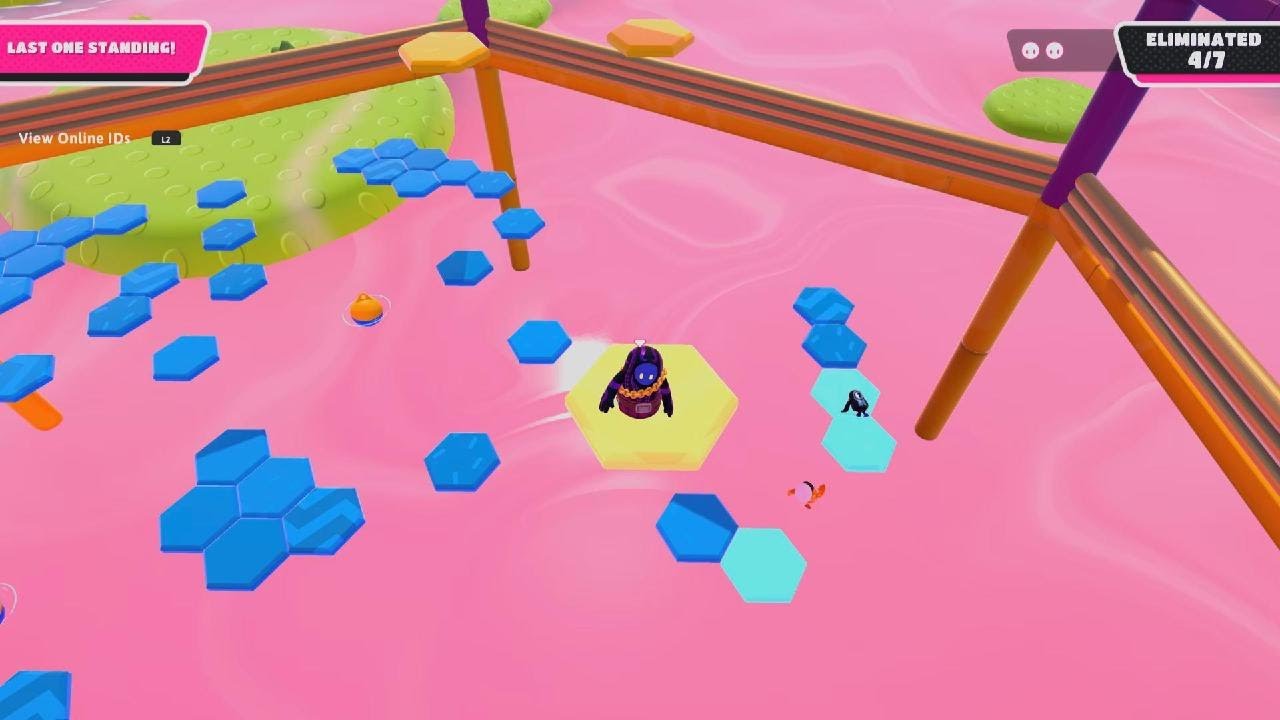 Fall Guys, Hex-A-Gone Final. Epic Jump For Nothing..? - YouTube