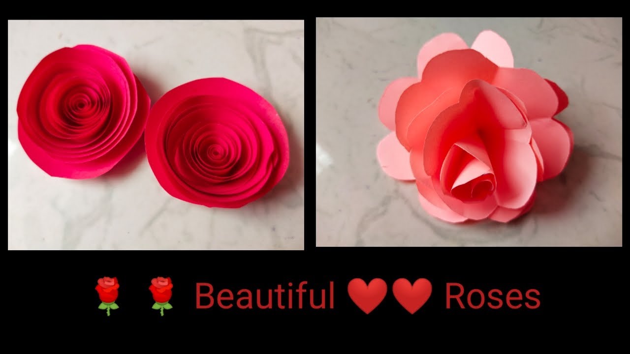 How To make easy and Beautiful rose Flowers || HomeDecoration - YouTube