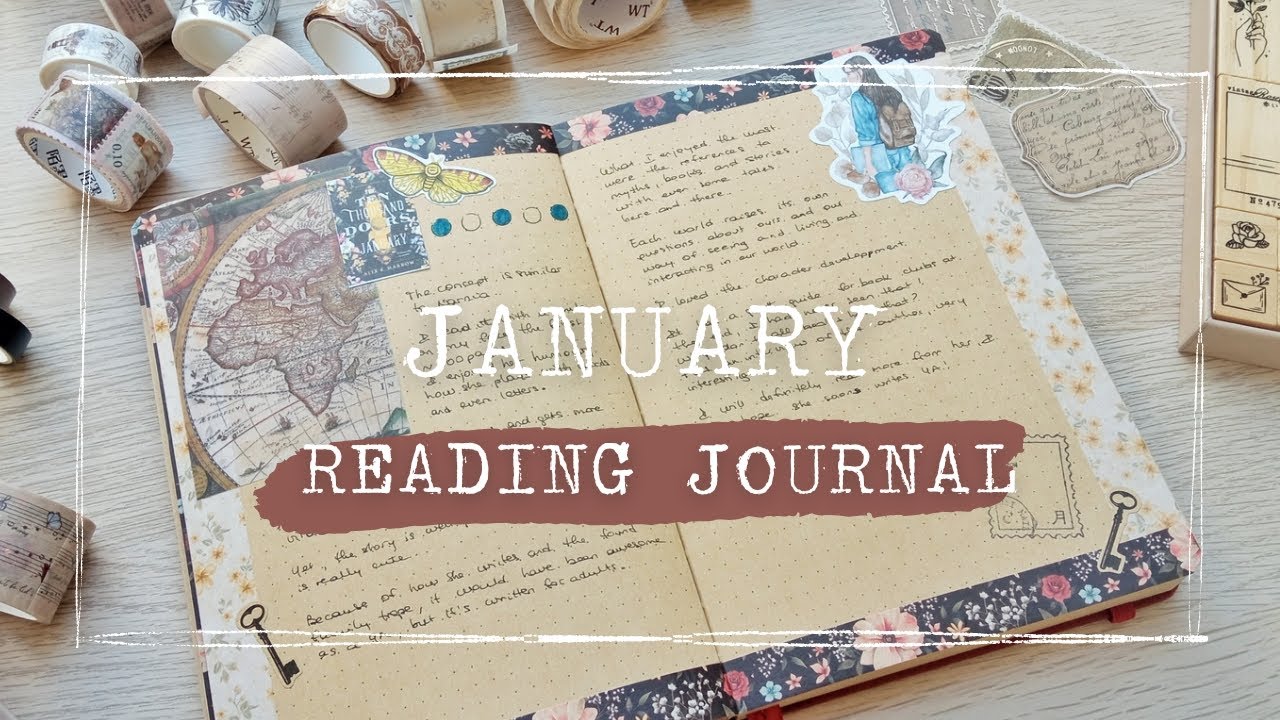 January 2023 Reading Journal Spreads - YouTube