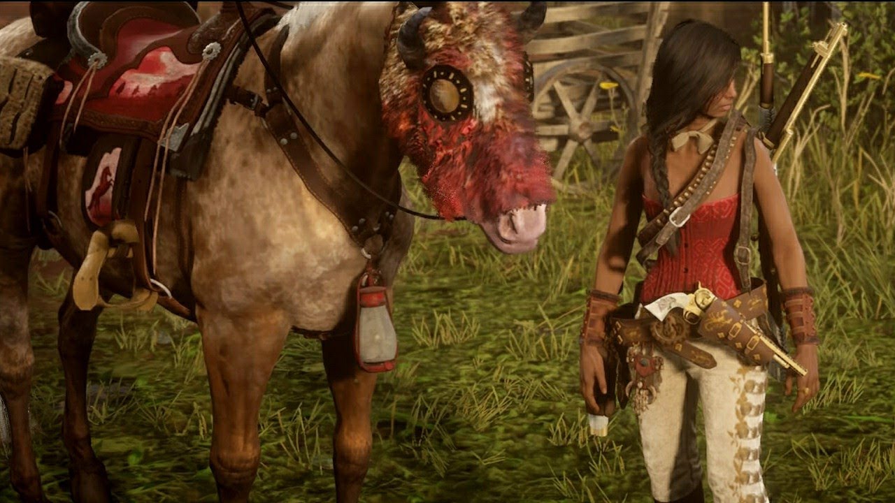 RDR2 online (2) cute outfit creations - YouTube