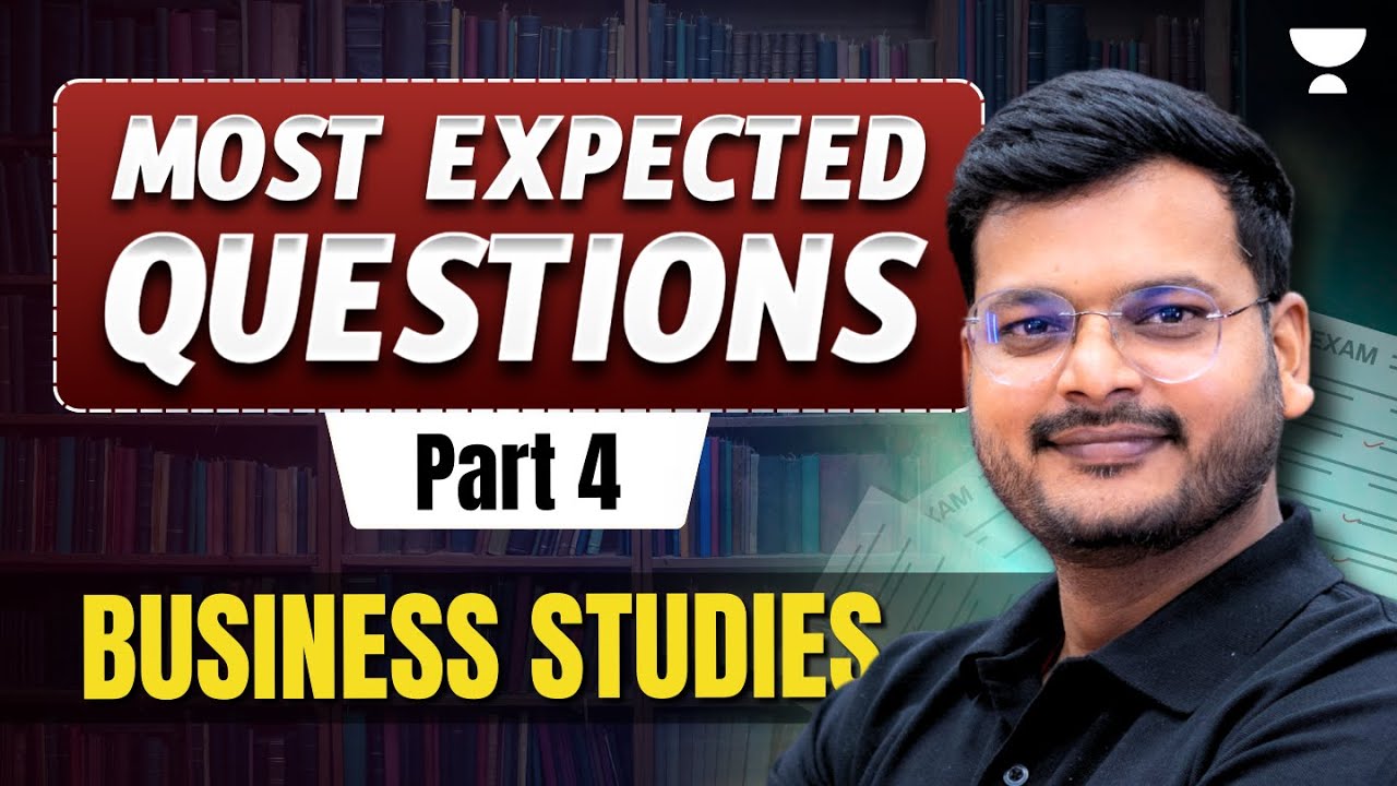 🚨 Most Expected Questions for 12th Commerce Business Studies | Part 4 | CA Ashish Asati 💡 - YouTube