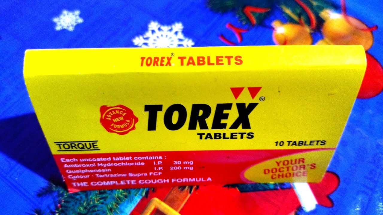 TOREX Tablet Review. Best cough 😷 tablet. - YouTube