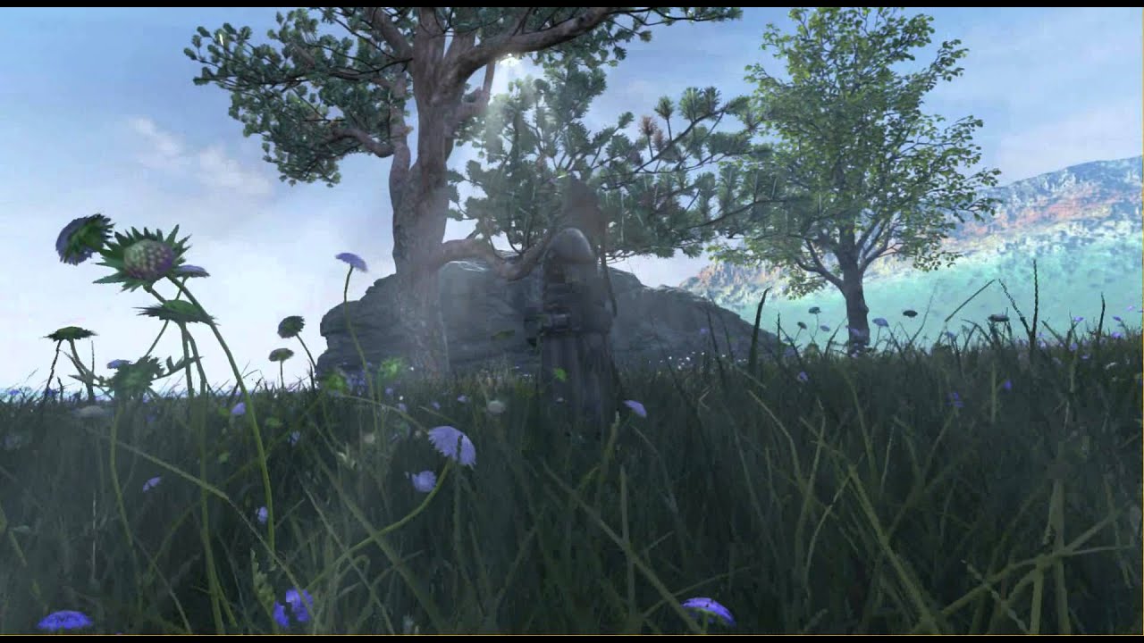 Unreal engine 4 large terrain test. - YouTube