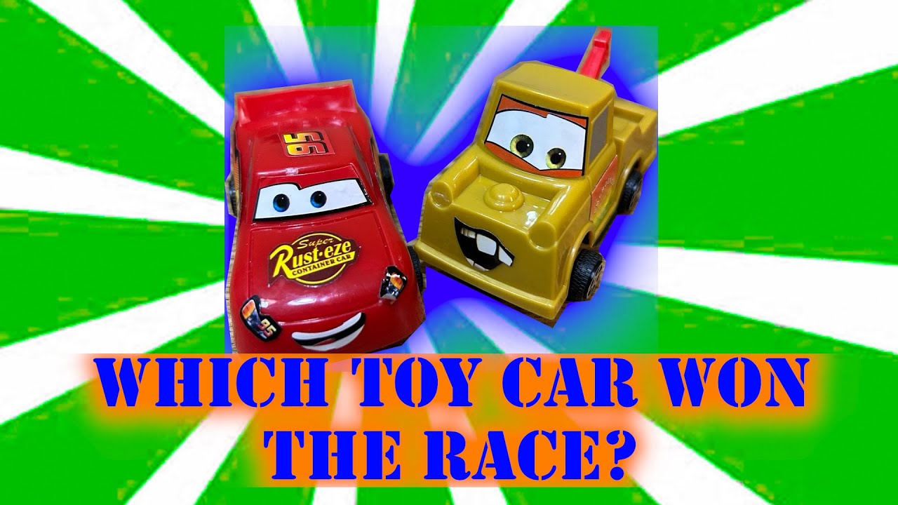 Which toy car won the race ? (Story for kids) - YouTube