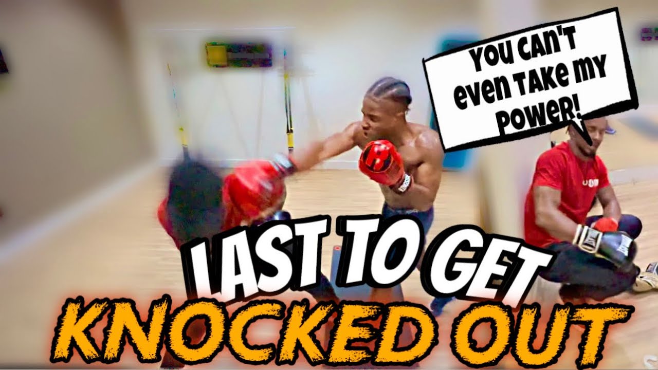 LAST TO GET KNOCKED OUT WINS $100!! *They settled their BEEF! - YouTube