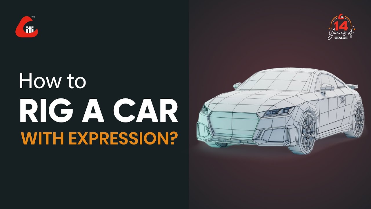 How to Rig a Car with Expression - 3D Animation Tutorial - YouTube